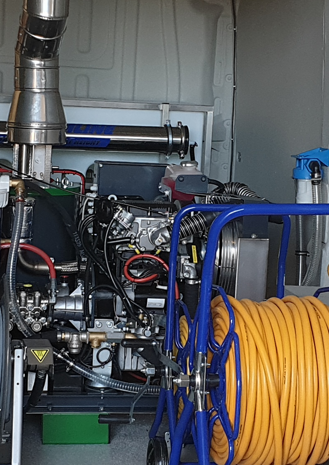 Clean green presure washers | JMB-S 200/18 van mounted pressure washer ...